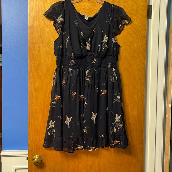 American Rag | Dresses | American Rag Dress Navy Bird Plus 2x | Poshmark